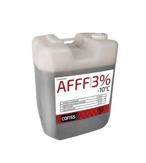 Espuma AFFF 3% 20L UL 162 COFISS – COGARSA