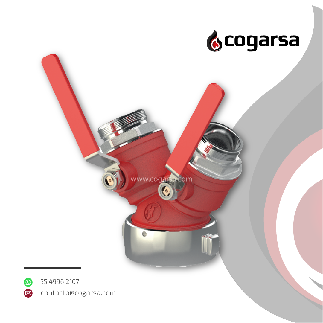A99 GIACOMINI spherical Siamese valve — COGARSA