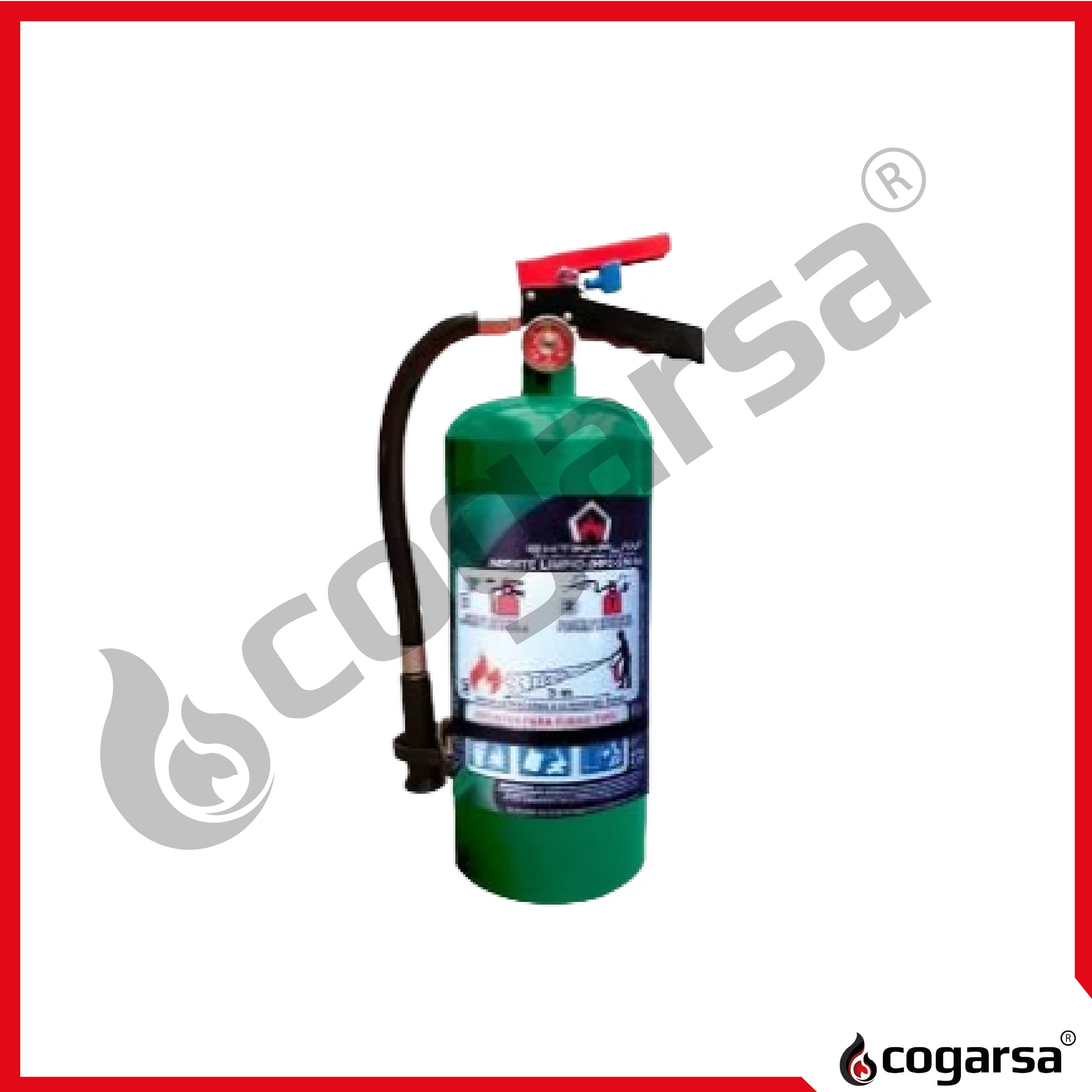 Extintor portátil de Agente Limpio HFC-236-FA – COGARSA