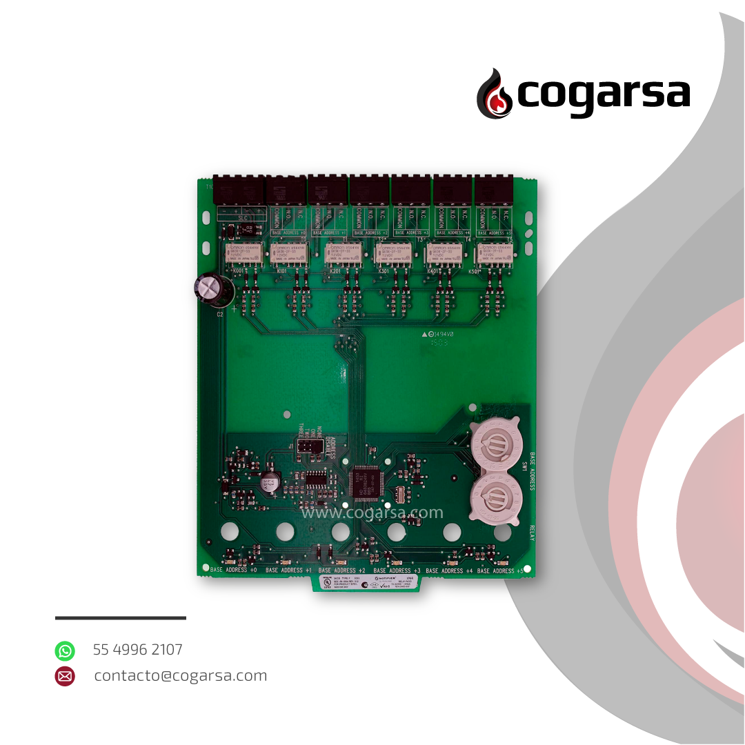 XP6-R MÓDULO DE CONTROL DE SEIS RELEVADORES — COGARSA